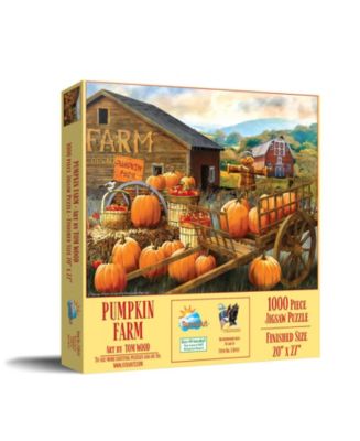 SunsOut Pumpkin Farm 1000 piece Jigsaw Puzzle for Adults Halloween - Macy's