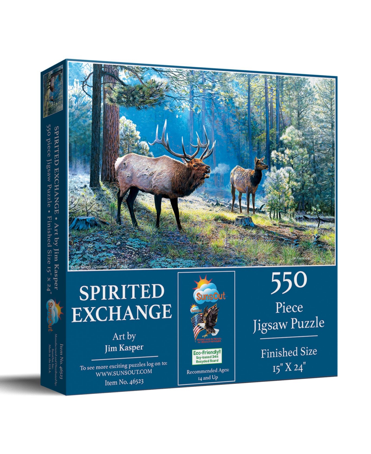 Click here for SunsOut Spirited Exchange 550 piece Jigsaw Puzzle... prices