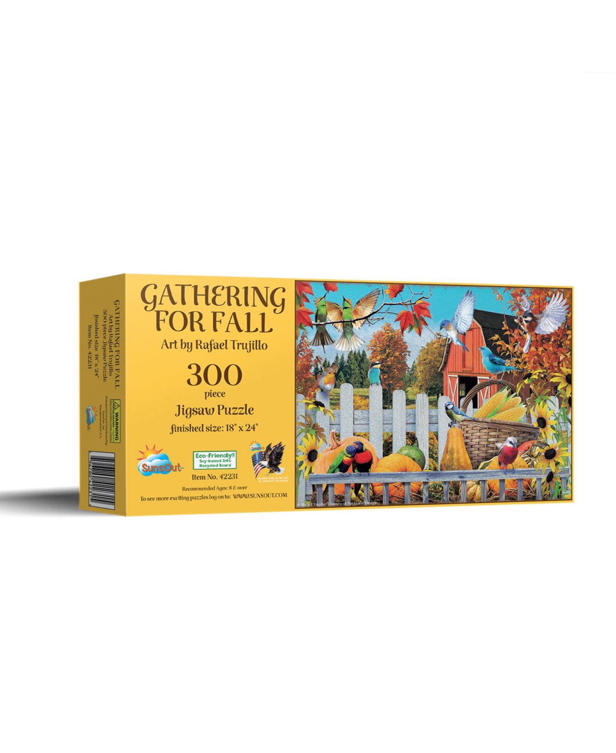 Click here for SunsOut Gathering for Fall 300 piece Jigsaw Puzzle... prices
