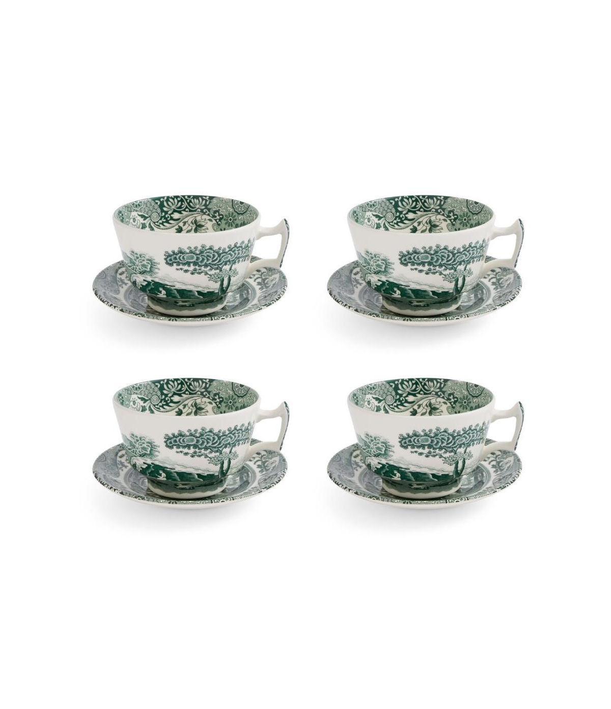 Click here for Spode Heritage Green Italian Breakfast Cups and Sa... prices