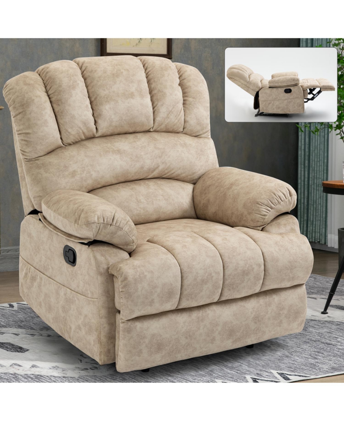 Click here for Streamdale Furniture Large Manual Recliner Chair i... prices