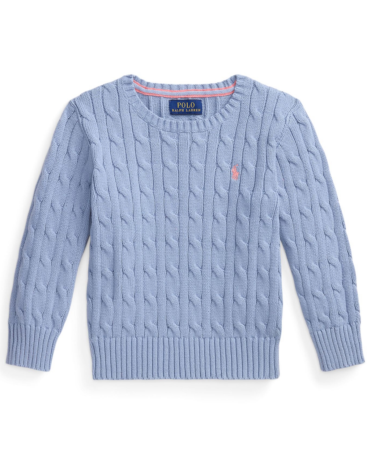 Click here for Polo Ralph Lauren Boys 2-7 Crewneck Cable-Knit Swe... prices