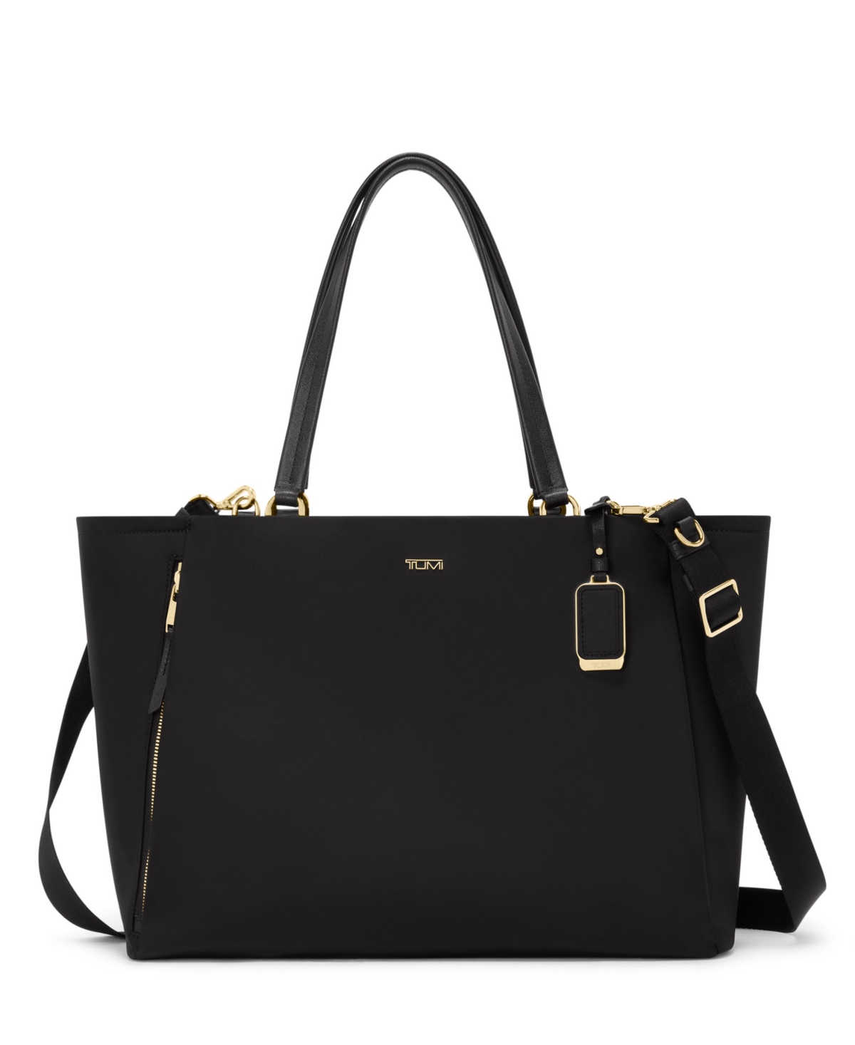 Click here for Tumi Voyageur Valetta Large Tote - Black  Gold prices