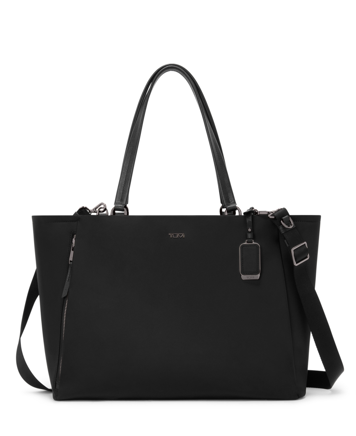 Click here for Tumi Voyageur Valetta Large Tote - Black  Gunmetal prices