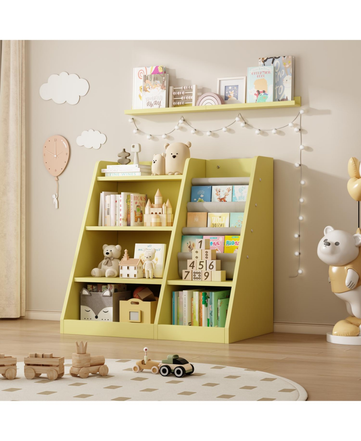 Click here for Streamdale Furniture Kids Wooden Bookcase Organize... prices