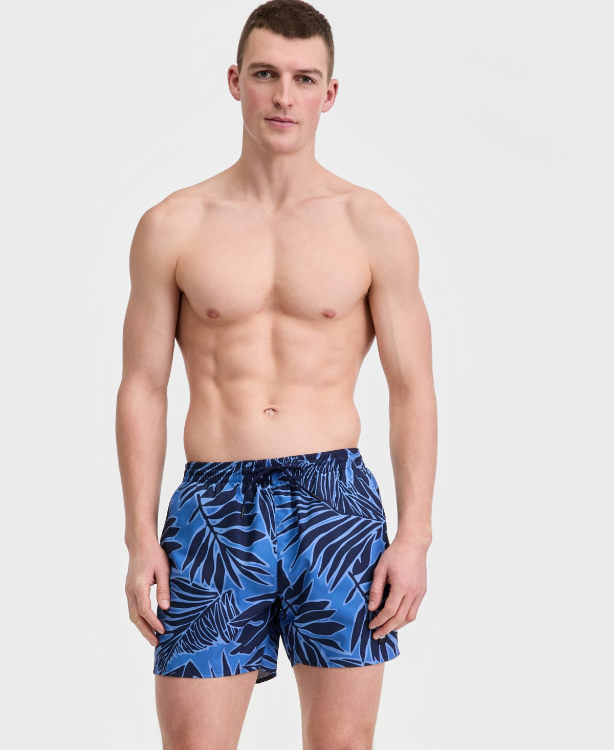 Click here for Boss by Hugo Boss Mens 5 Tropical Print Swim Trunk... prices