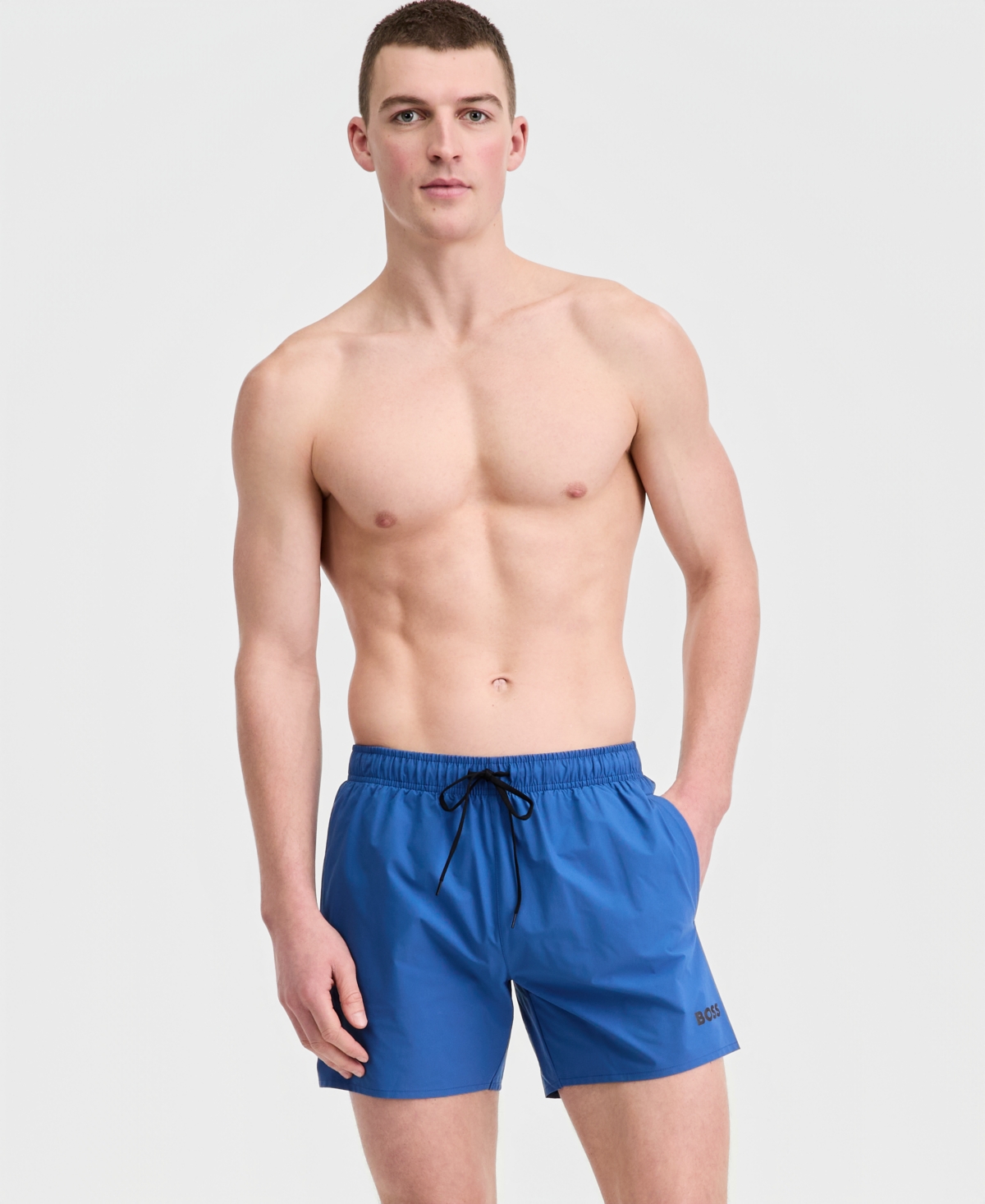 Click here for Boss by Hugo Boss Mens Bay 5 Swim Trunks - Blue prices