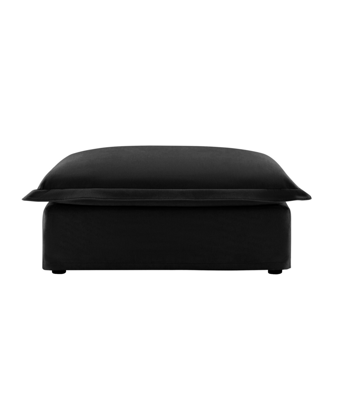 Click here for Streamdale Furniture Koala Ottoman - Black - Black prices