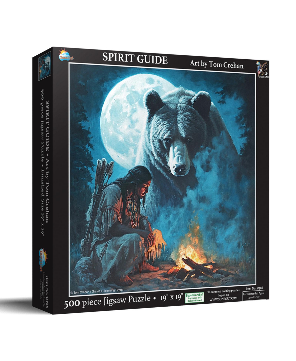 Click here for SunsOut Spirit Guide 500 piece Jigsaw Puzzle for A... prices