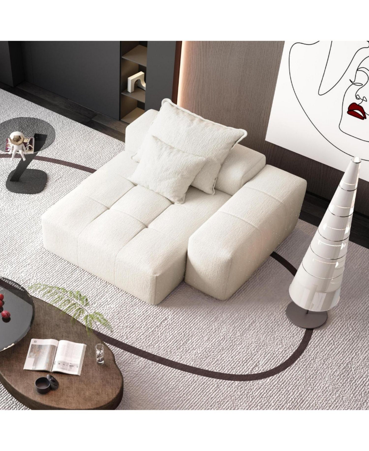 Click here for Streamdale Furniture Modern Chenille Modular Secti... prices