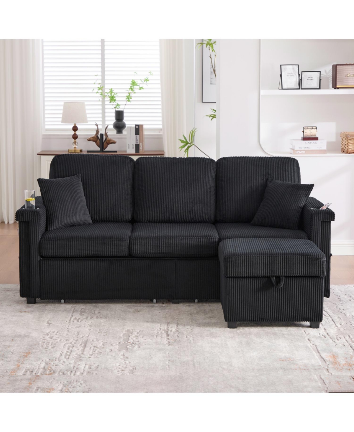 Click here for Streamdale Furniture L-Shaped Sectional Sofa w/ St... prices