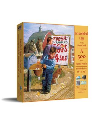 SunsOut Scrambled Eggs 500 piece Jigsaw Puzzle - Macy's