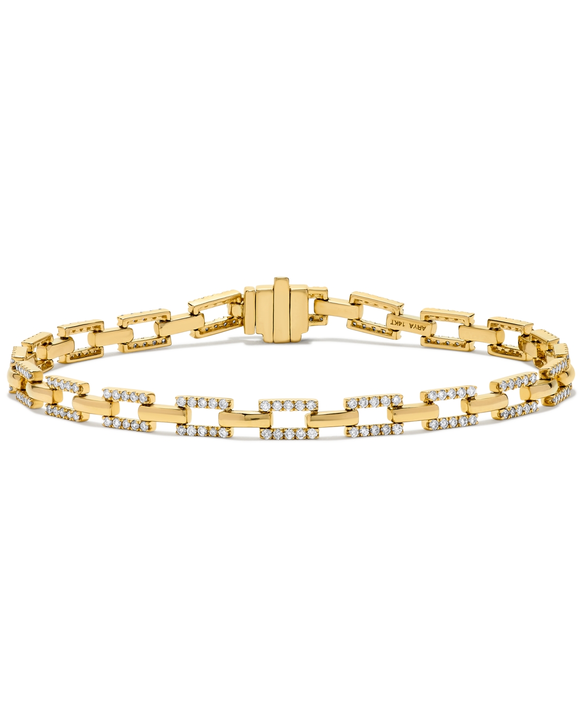 Click here for Macys Diamond Bracelet (1-1/2 ct. t.w.) in 14k Yel... prices