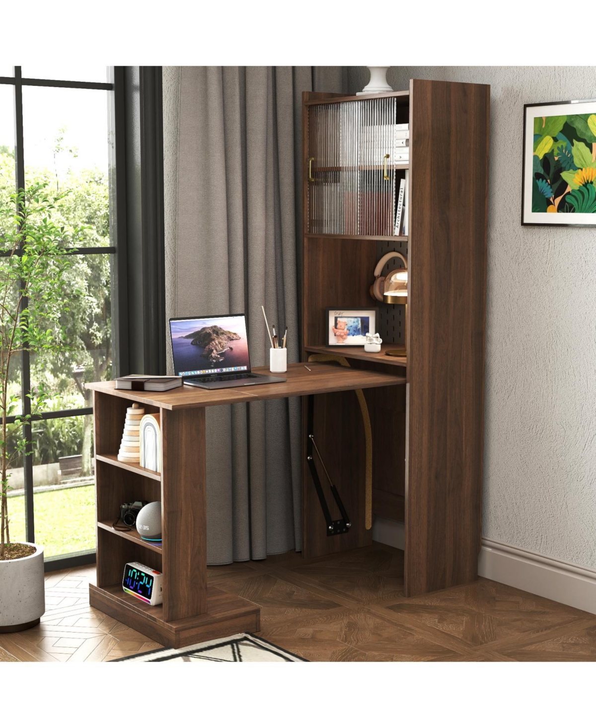 Click here for Streamdale Furniture Folding Desk with Storage for... prices