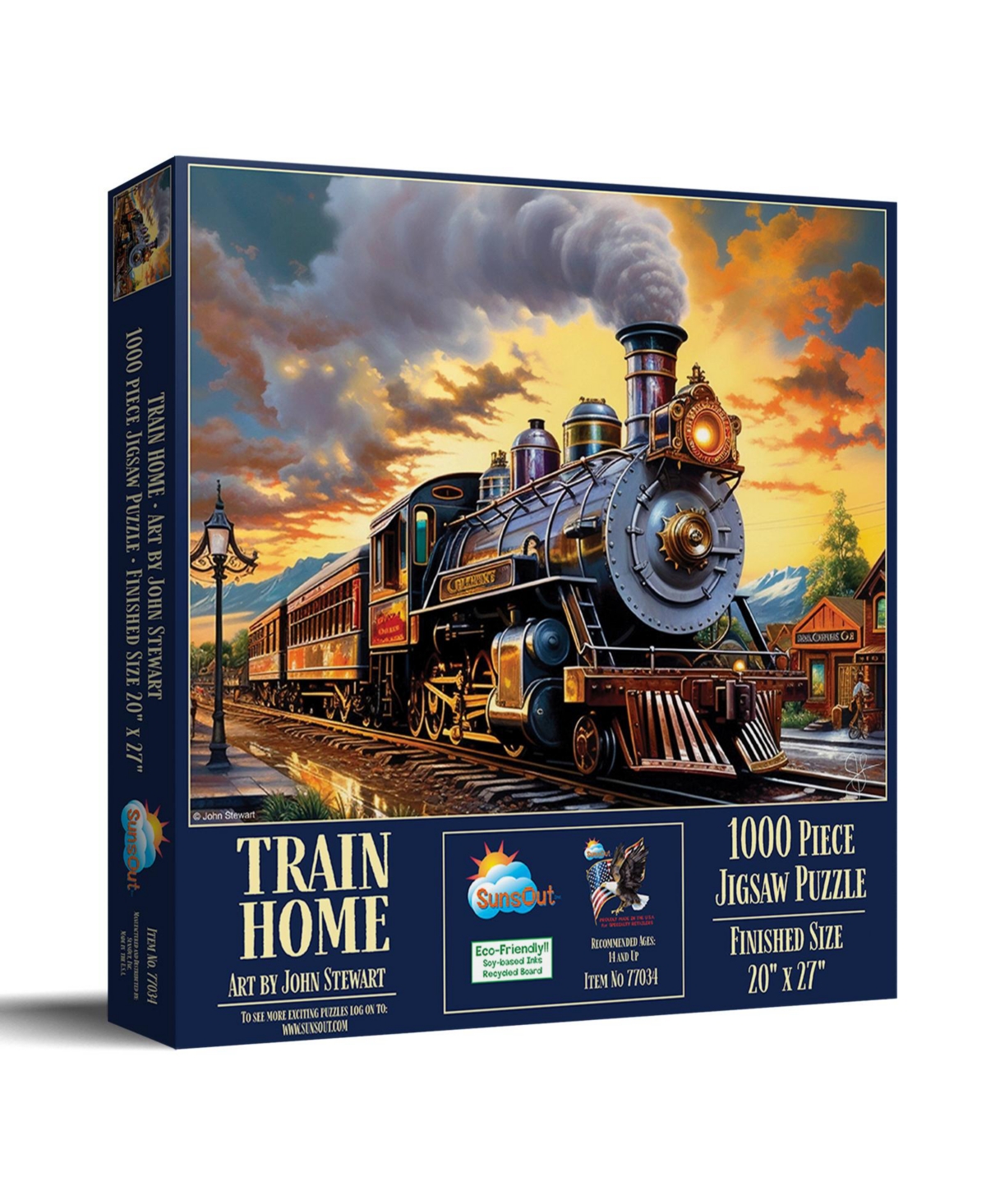 Click here for SunsOut Train Home 1000 piece Jigsaw Puzzle prices