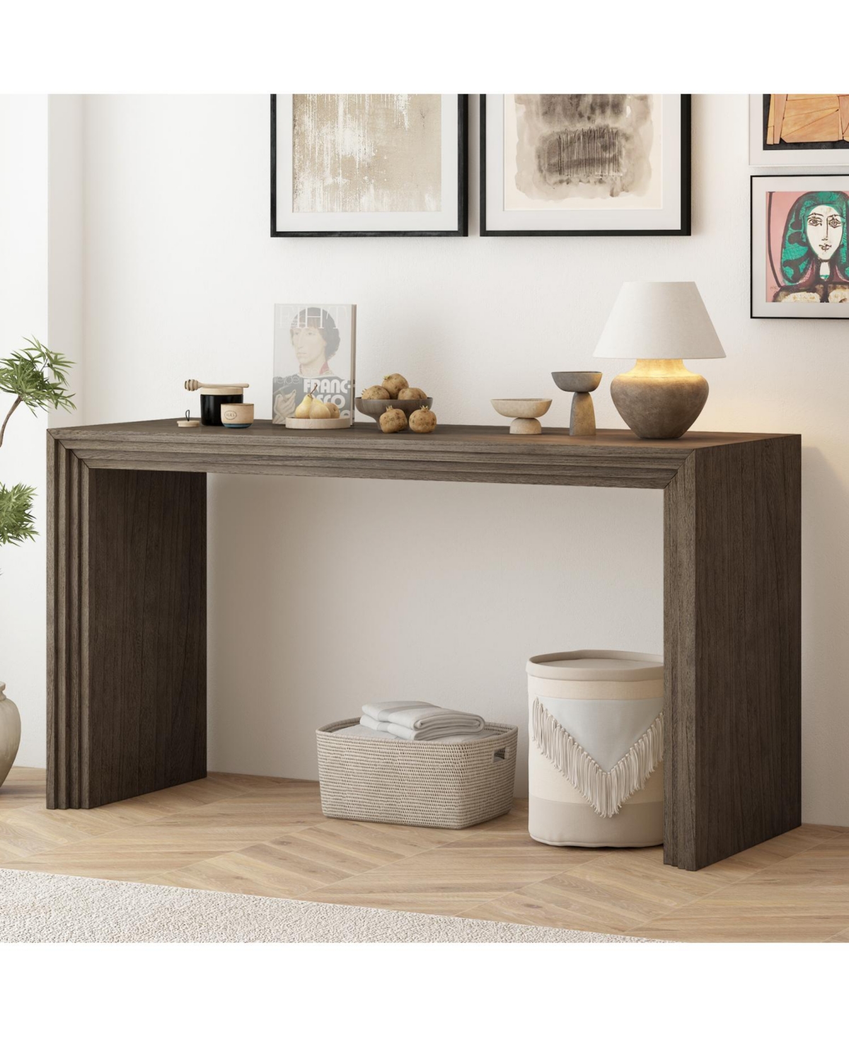 Click here for Streamdale Paulownia Console Table - Foyer  Living... prices