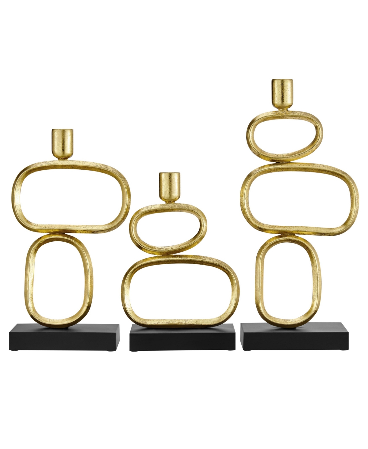 Click here for Danya B Eduardo Gold and Black Candlestick Candle... prices