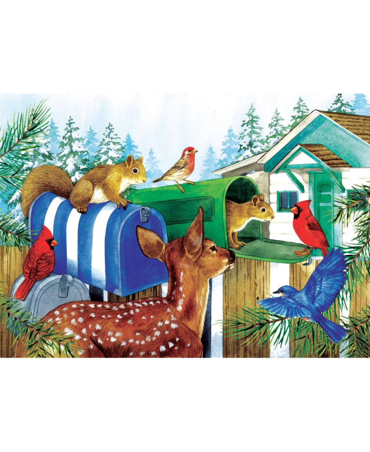 Click here for SunsOut Mail Boxes 15 piece Jigsaw Puzzle for Adul... prices