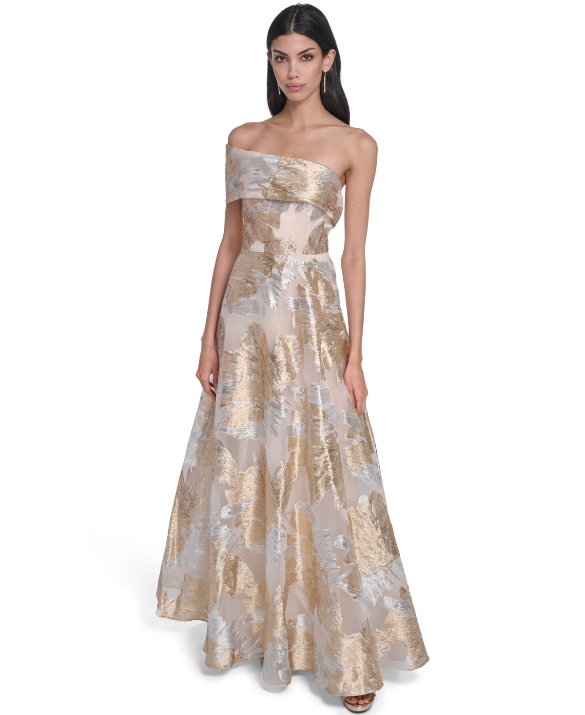 Click here for Eliza J Womens One-Shoulder Ball Gown - Chp prices