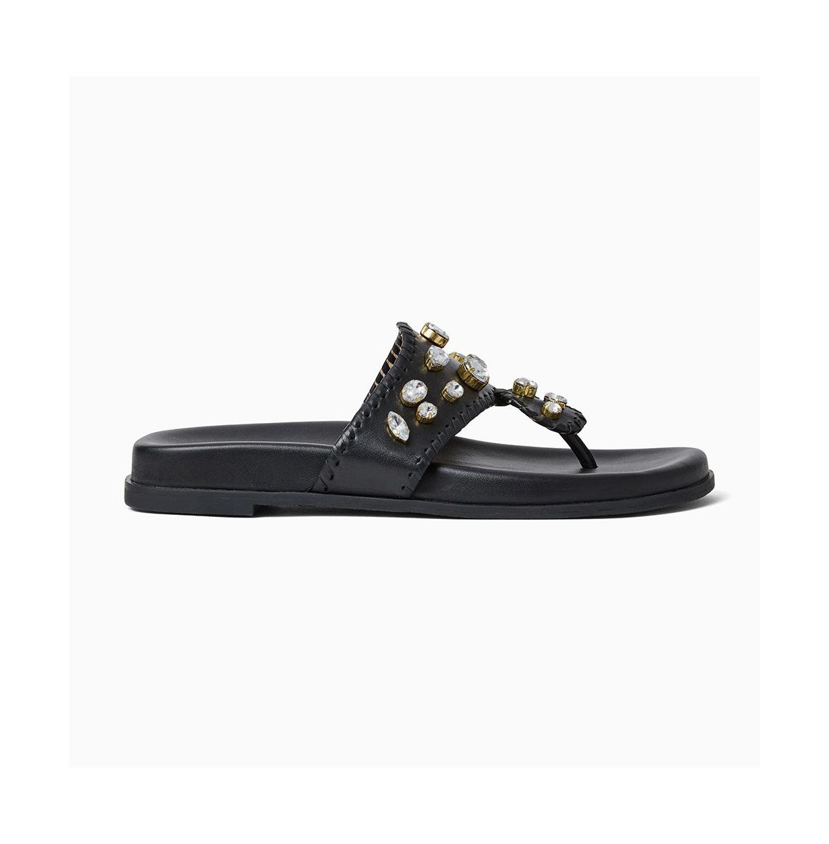 Click here for Jacks Sport Womens Jeweled Sandal - Black prices