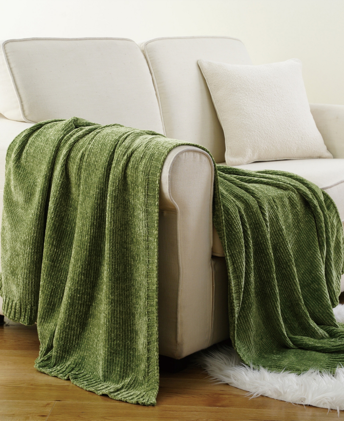 Click here for Battilo Lifestyle Solid Woven Micro Chenille Throw... prices
