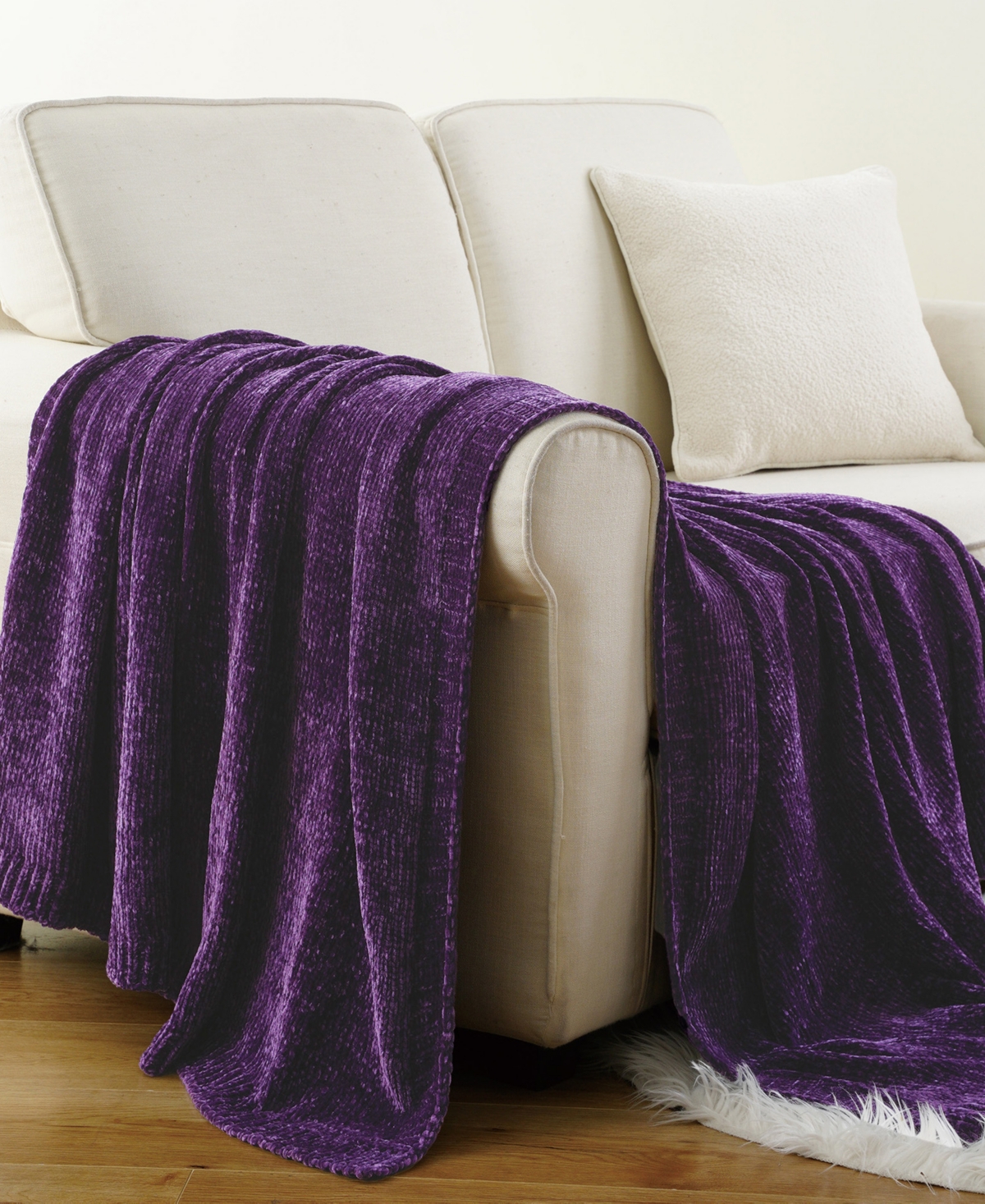 Click here for Battilo Lifestyle Solid Woven Micro Chenille Throw... prices