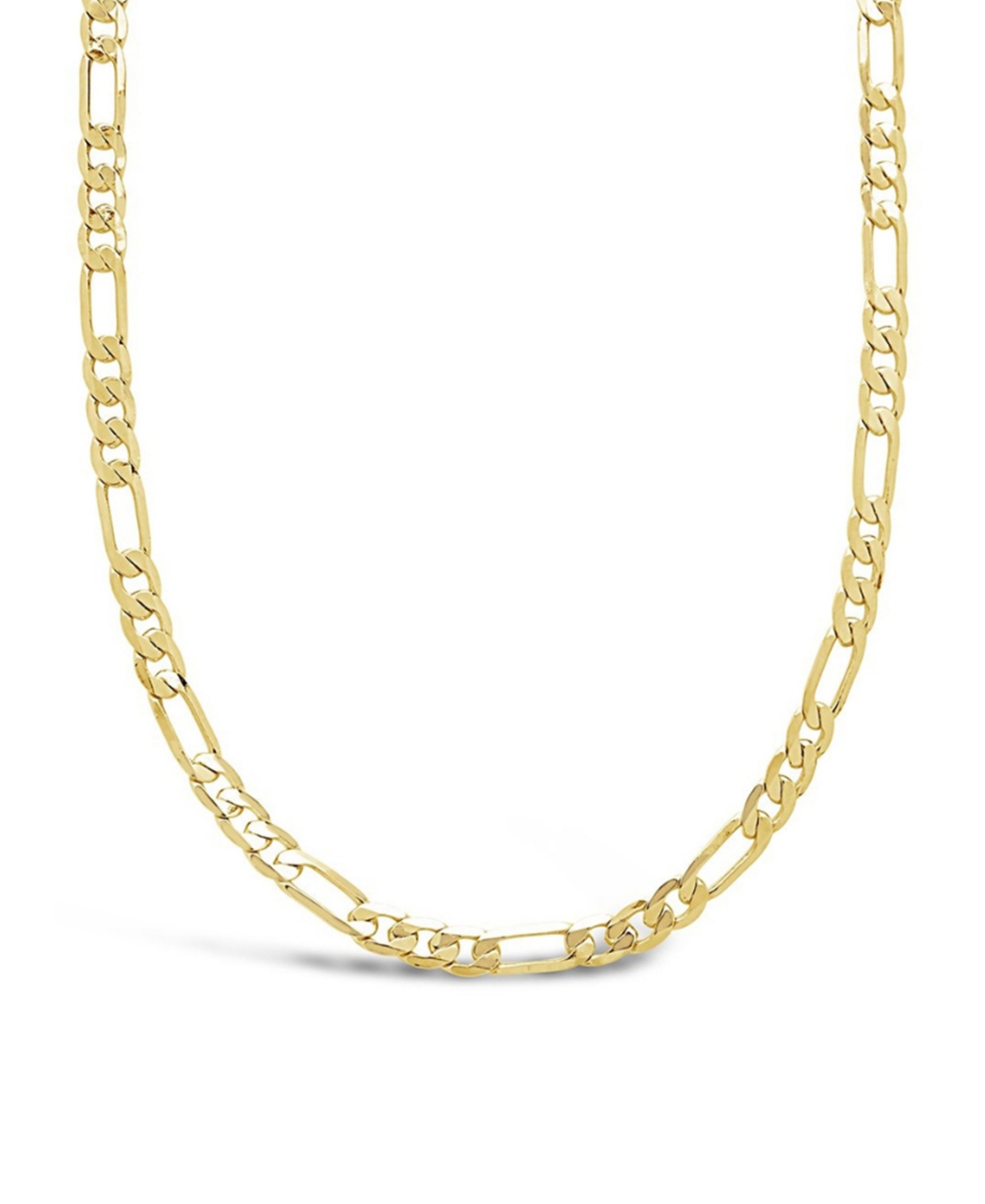 Click here for Sterling Forever Figaro Chain Necklace - Gold prices