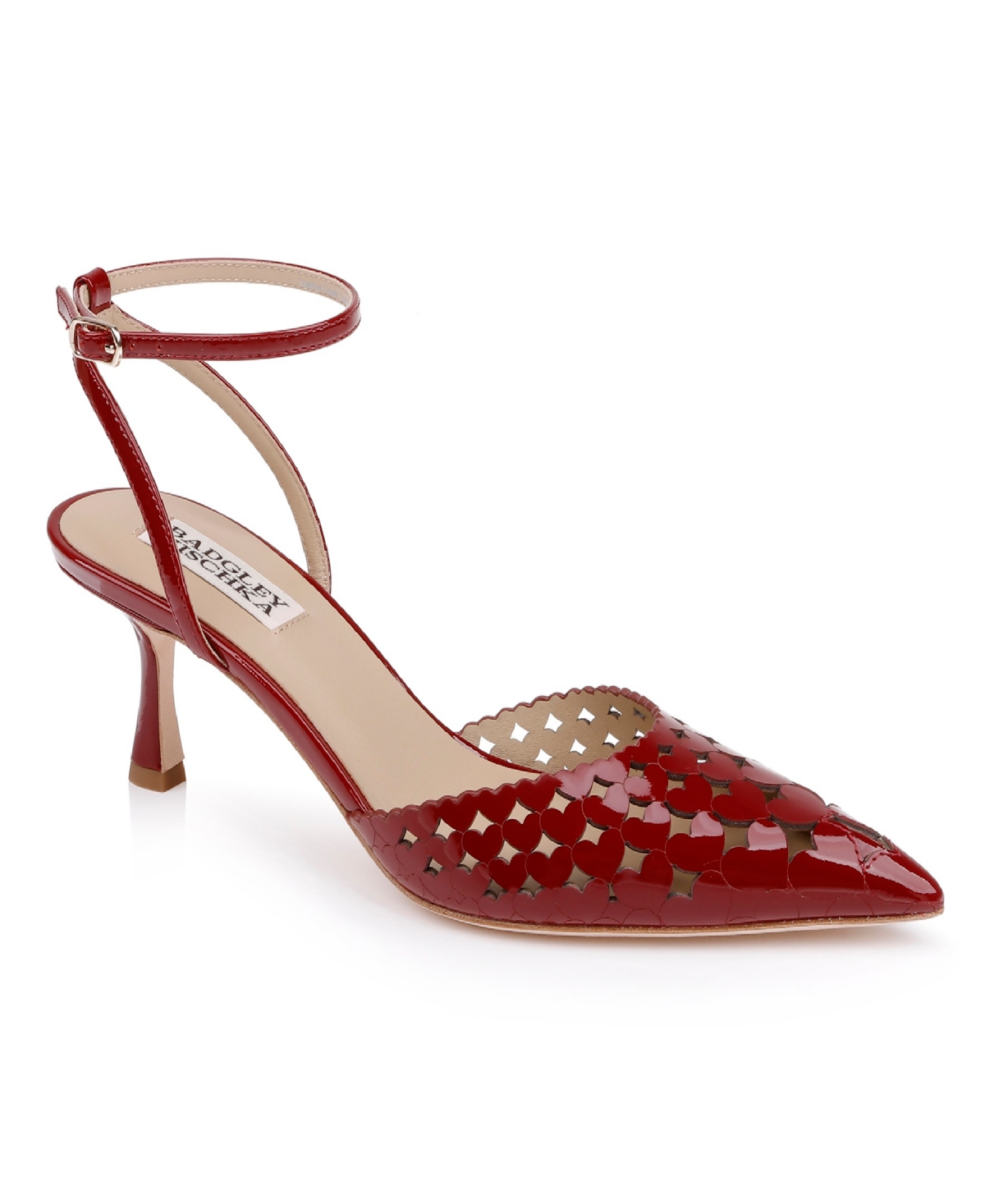 Click here for Badgley Mischka Womens Omelia Stiletto Pumps - Red... prices