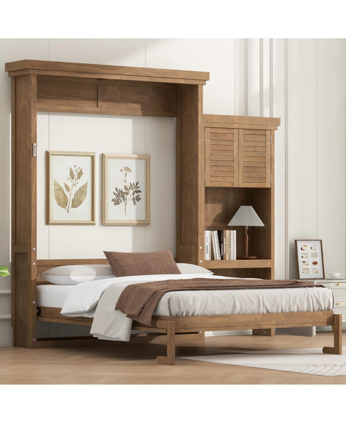 Click here for Streamdale Furniture Queen Murphy Bed with Storage... prices
