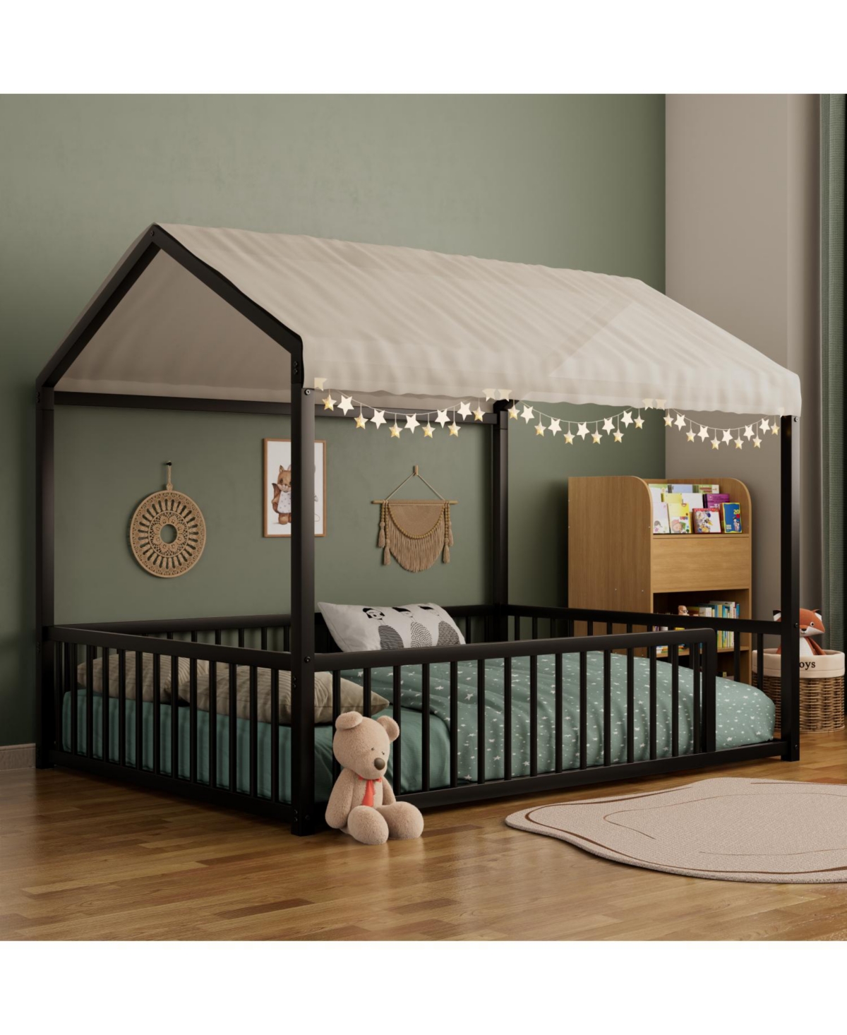 Click here for Streamdale Furniture Montessori Metal House Bed Fr... prices