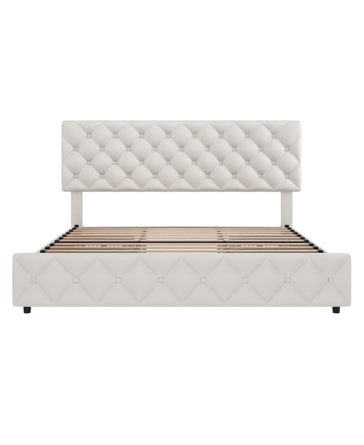 Click here for gaomon Easy Assembly King Bed Frame Space Saving... prices