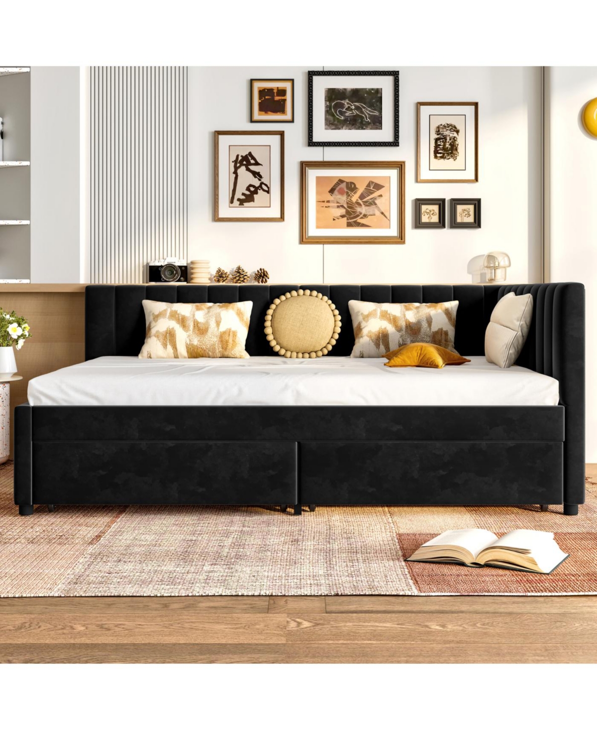 Click here for Streamdale Furniture Upholstered Daybed with Stora... prices