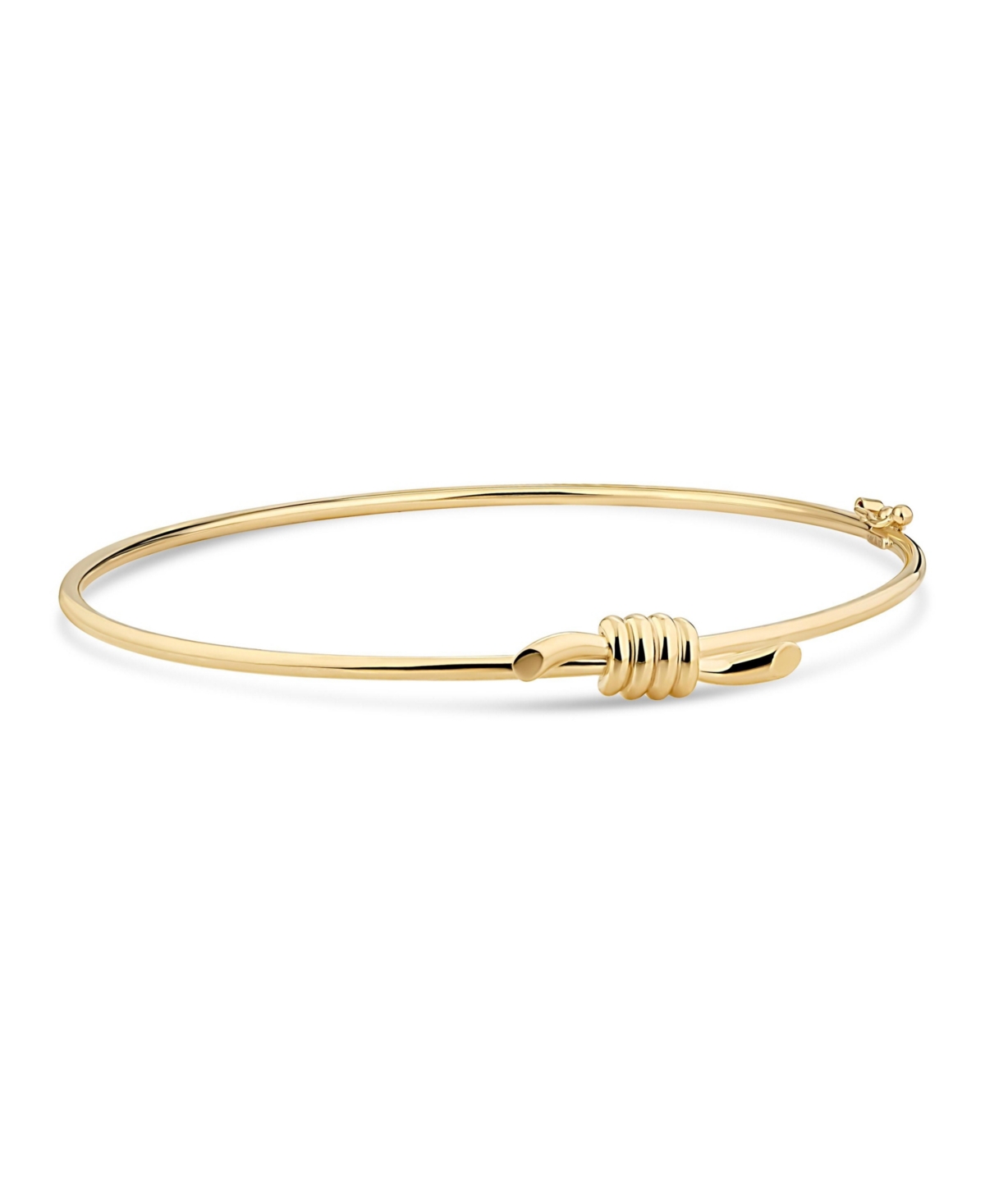 Click here for Devata Love Knot Bangle Bracelet in 14K Gold  Fits... prices