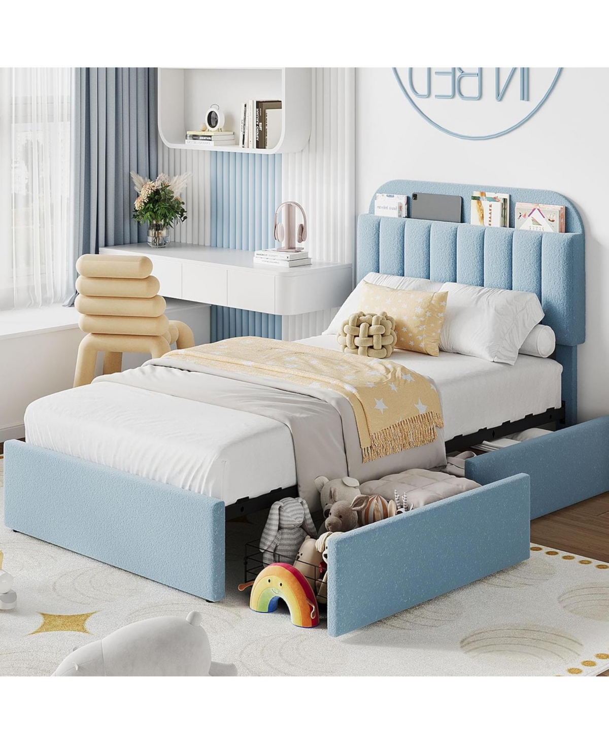 Click here for gaomon Full Size Bed Frame with Storage Drawers &... prices