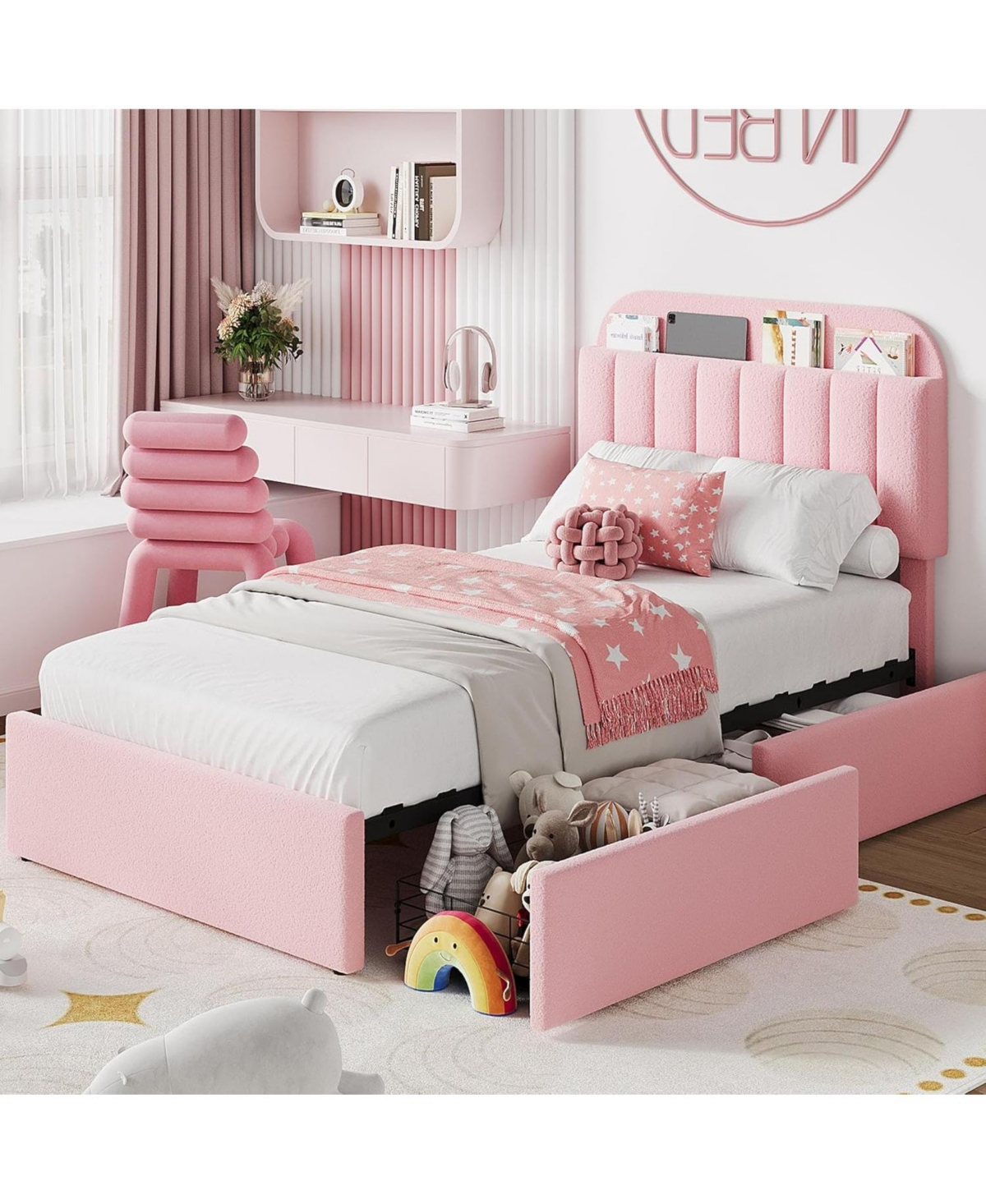 Click here for gaomon Full Size Bed Frame with Storage Drawers &... prices