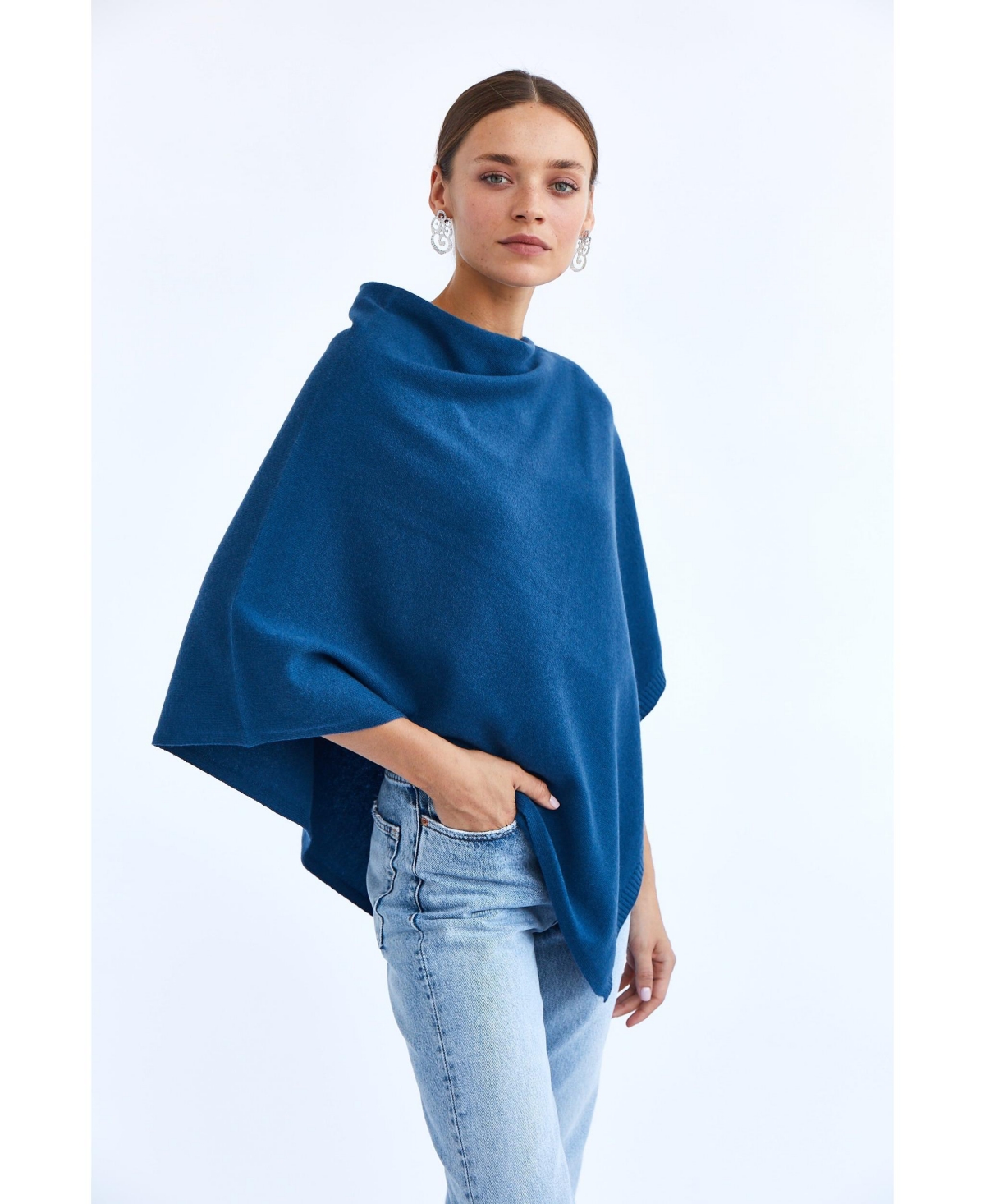Click here for Labeca London Womens Prussian Cashmere Poncho prices