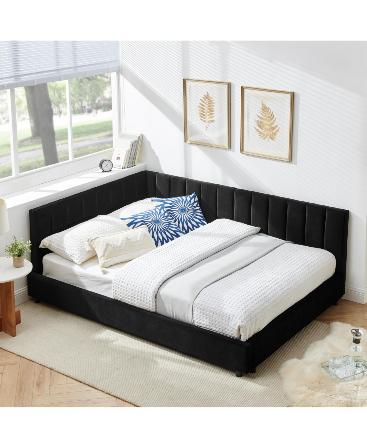 Click here for Streamdale Furniture Tufted Upholstered Full Bed F... prices