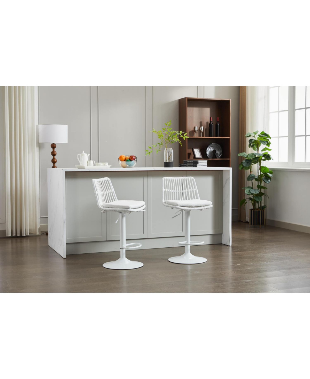 Click here for Streamdale Furniture Set of 2 Rattan Bar Stool  36... prices