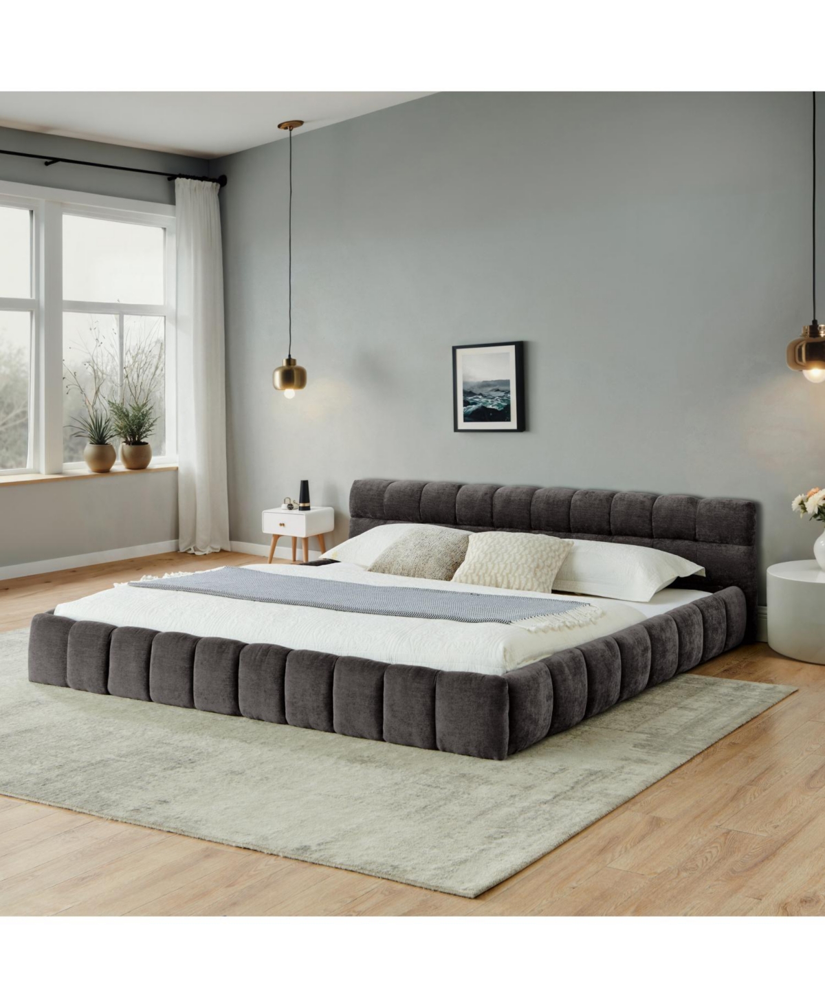 Click here for Streamdale Furniture California King Upholstered P... prices