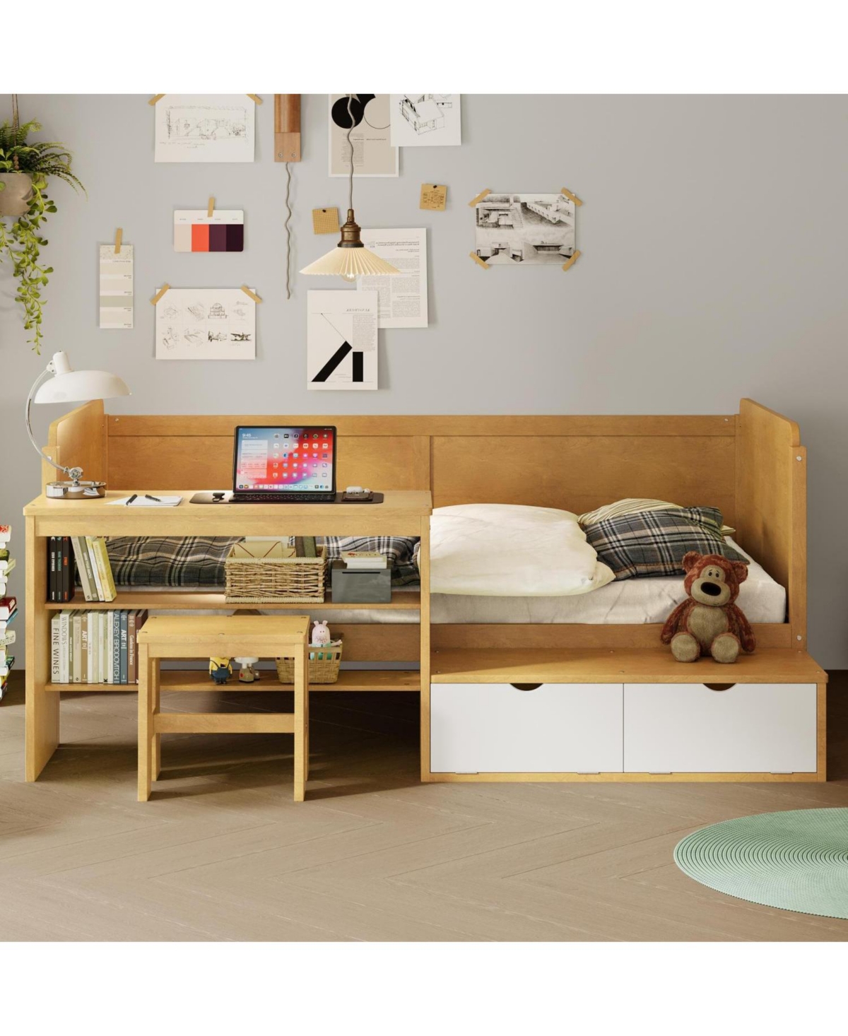 Click here for Streamdale Furniture Wooden Twin Daybed with Stora... prices