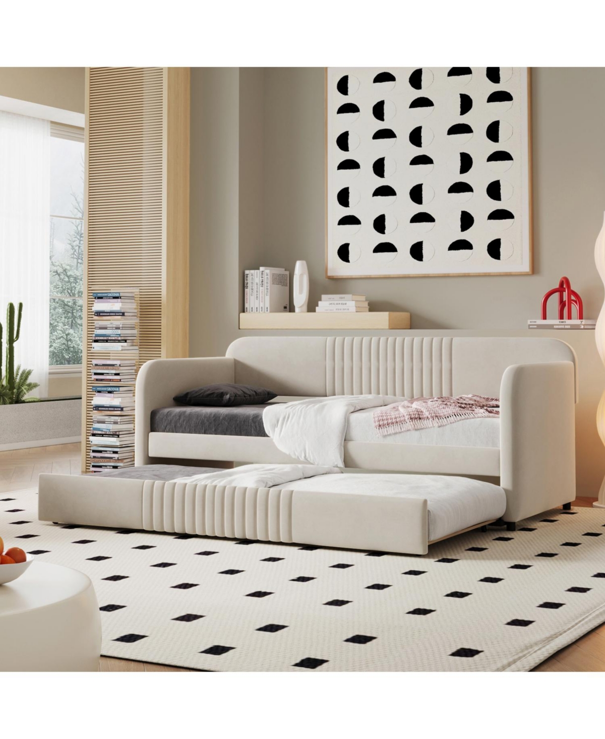 Click here for Streamdale Furniture Upholstered Twin Daybed Sofa... prices