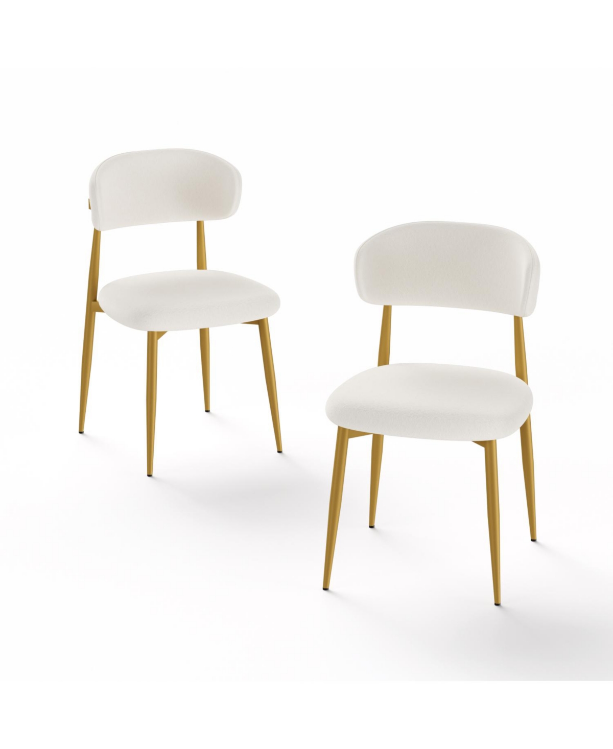 Click here for Streamdale Furniture Modern White & Gold Dining Ch... prices