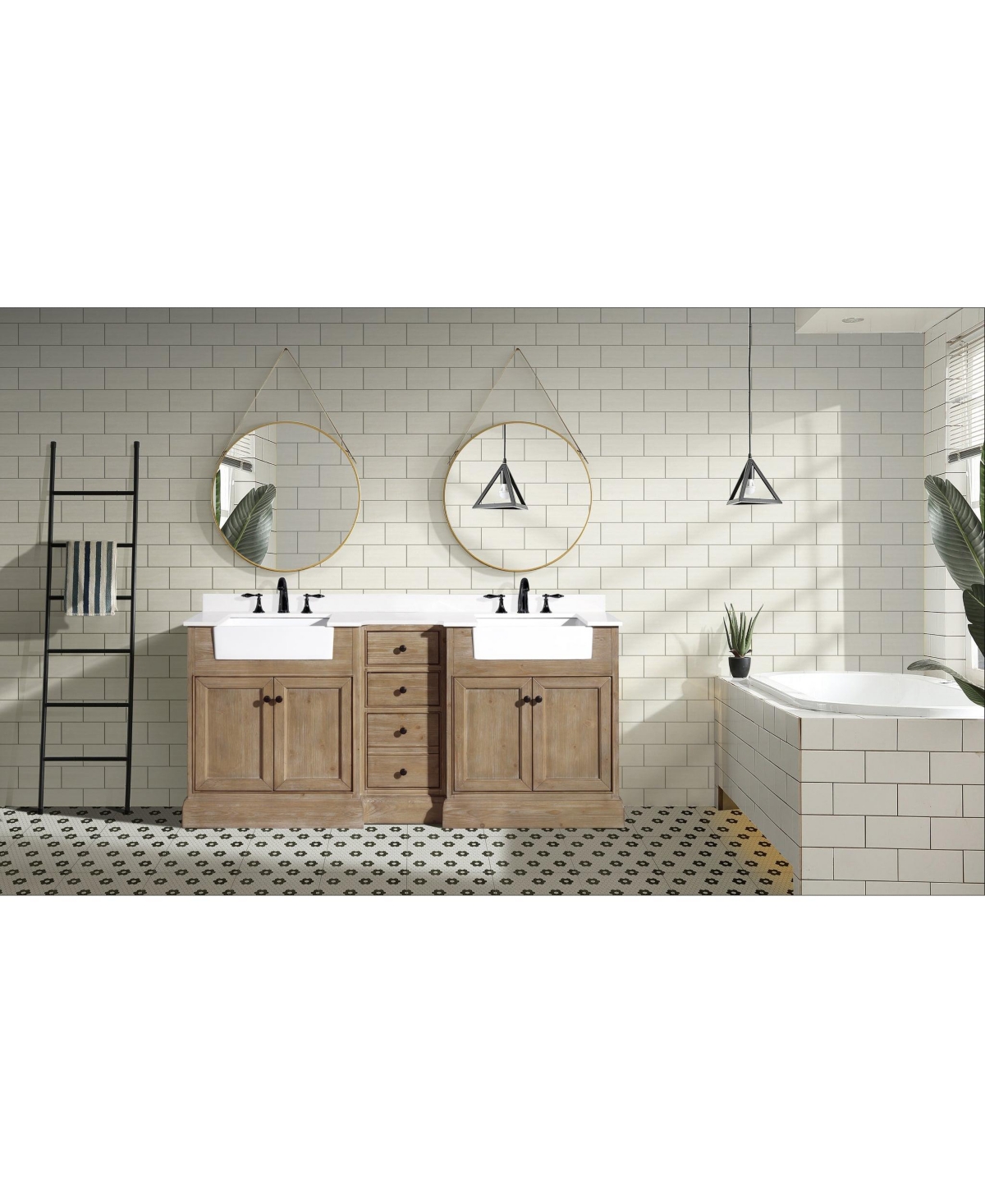 Click here for Ari Bath 72 Kelly  Weathered Fir Finish  Engineere... prices