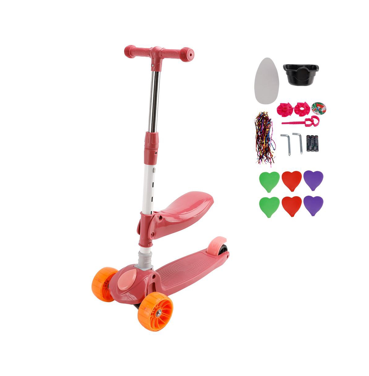 Click here for Bruce & Shark Foldable 3-Wheel Kids Scooter with L... prices