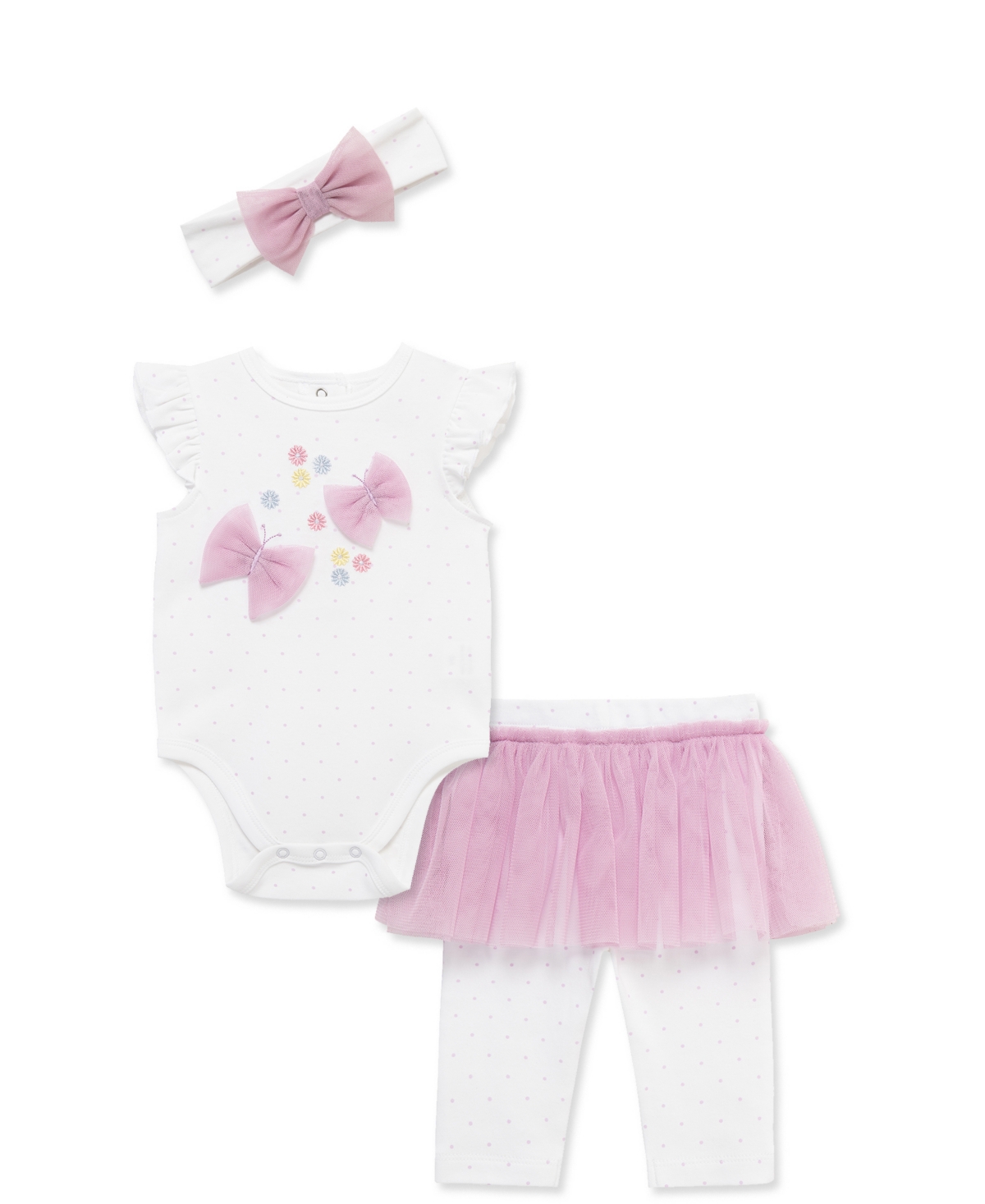 Click here for Little Me Baby Girls Butterfly Bodysuit  Skeggings... prices