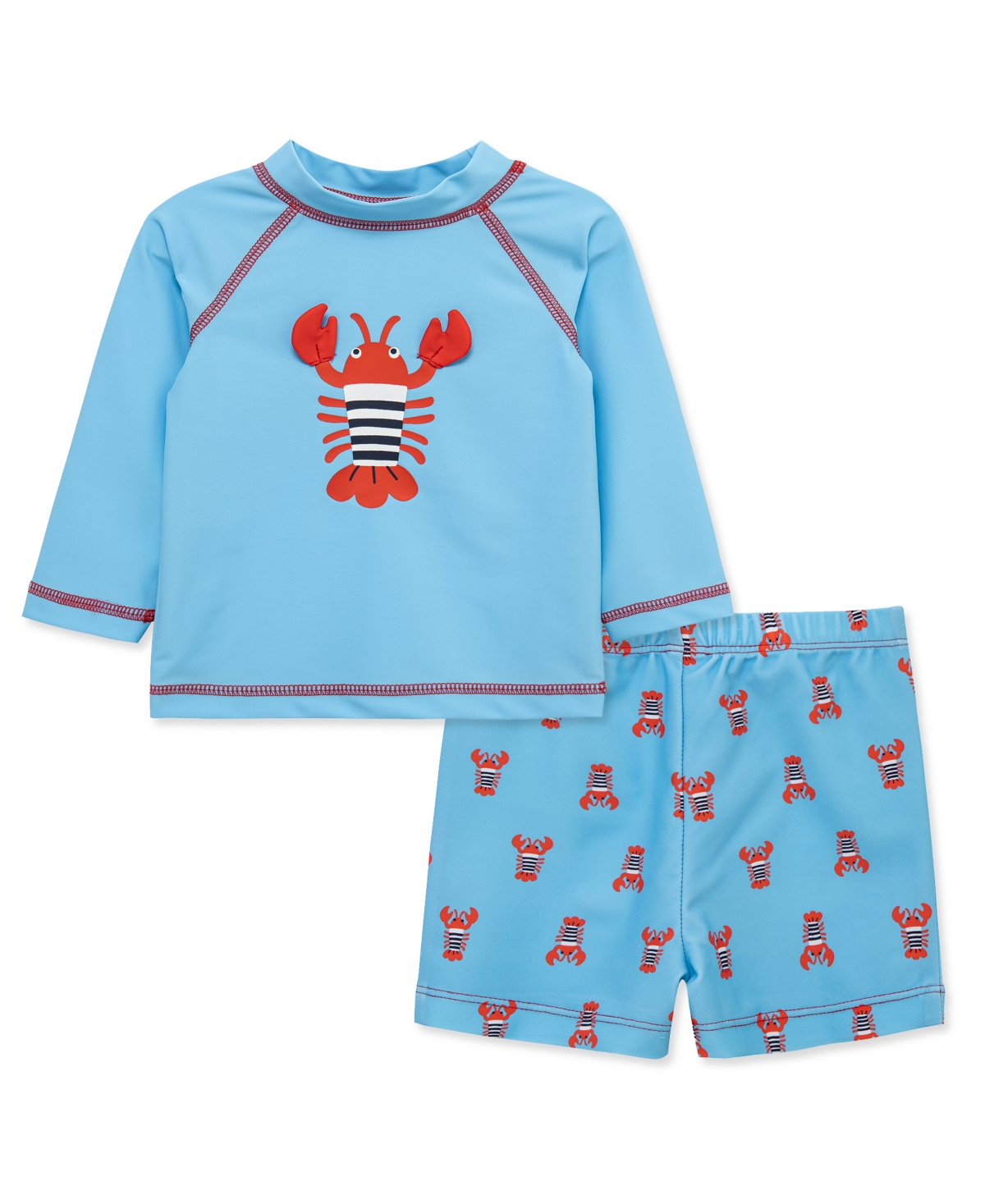 Click here for Little Me Baby Boys Lobster Long-Sleeve Rash Guard... prices