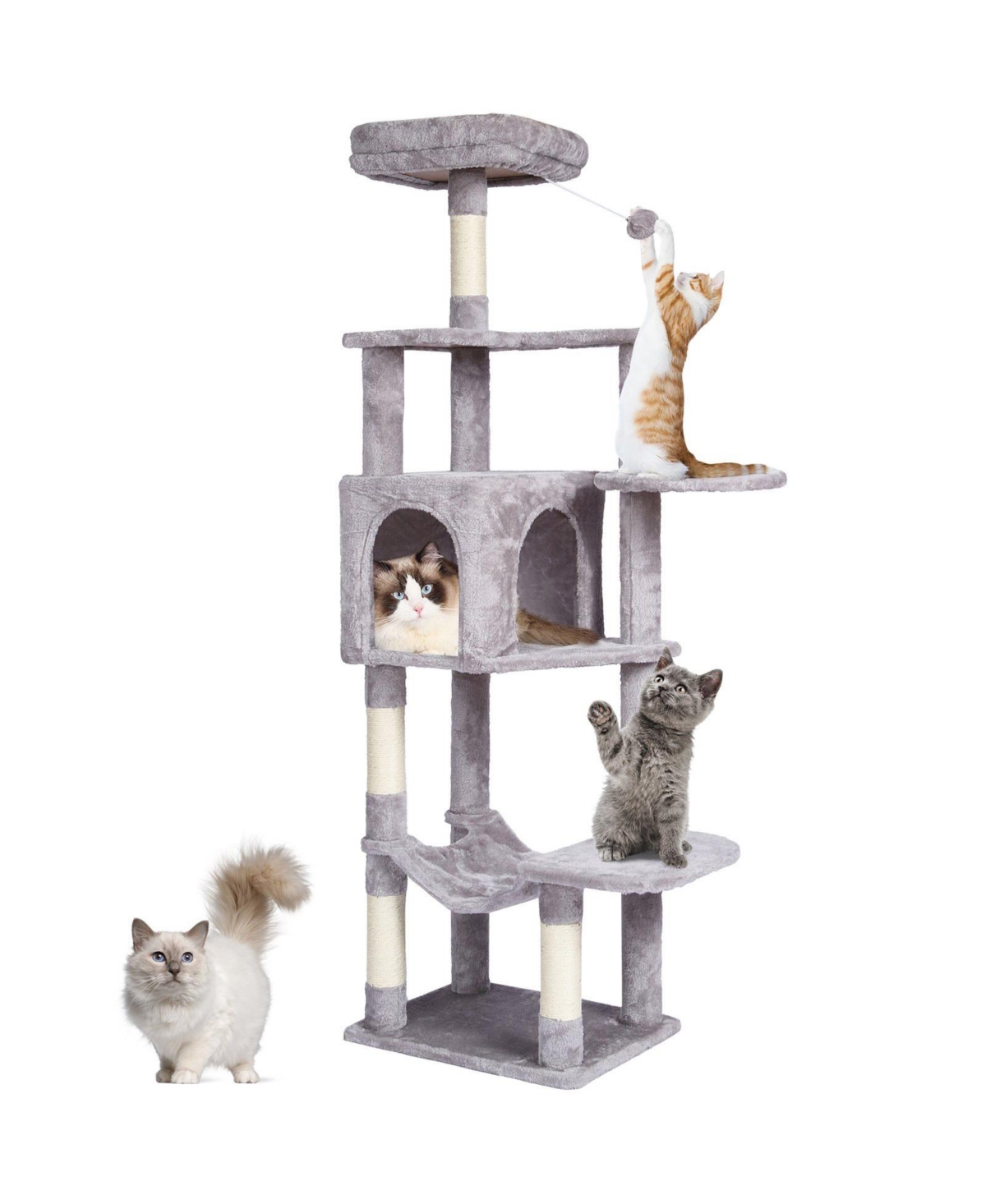 Click here for Cozito 60.6" Multi-Level Cat Tree with Condo... prices