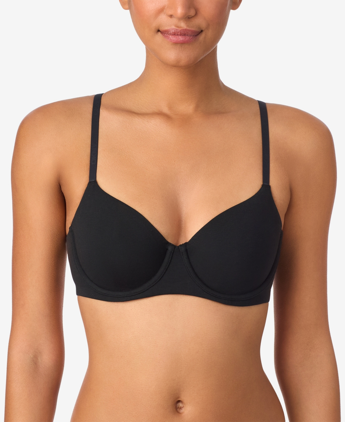 Click here for Dkny Womens Cotton Unlined Bra - Black prices