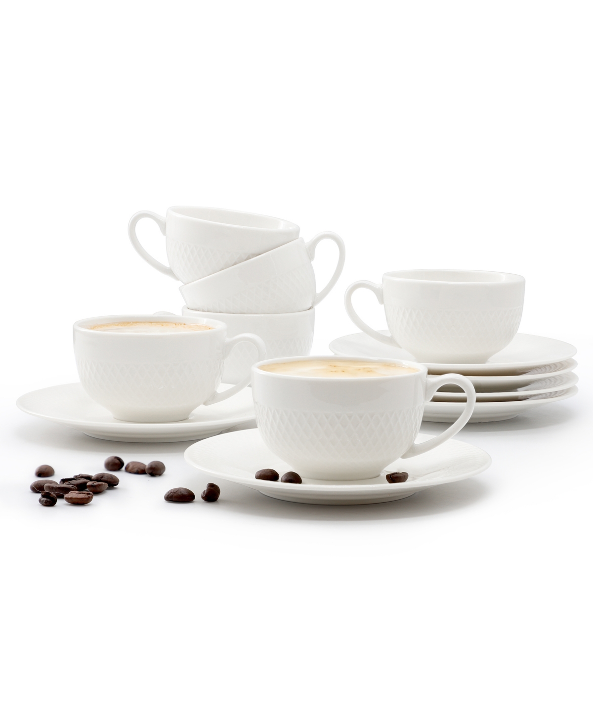Click here for Elama Luna 12-Pc. Espresso Cup & Saucers  Service... prices