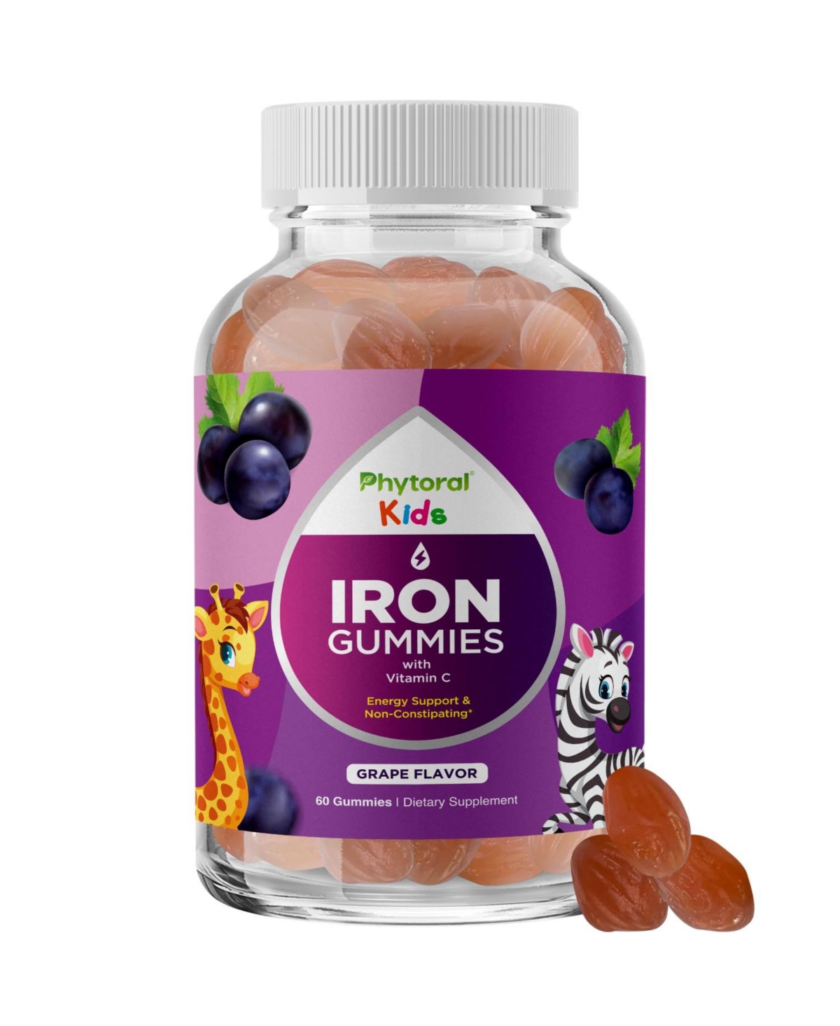 Click here for Kids Iron Gummies  Grapes  60ct prices
